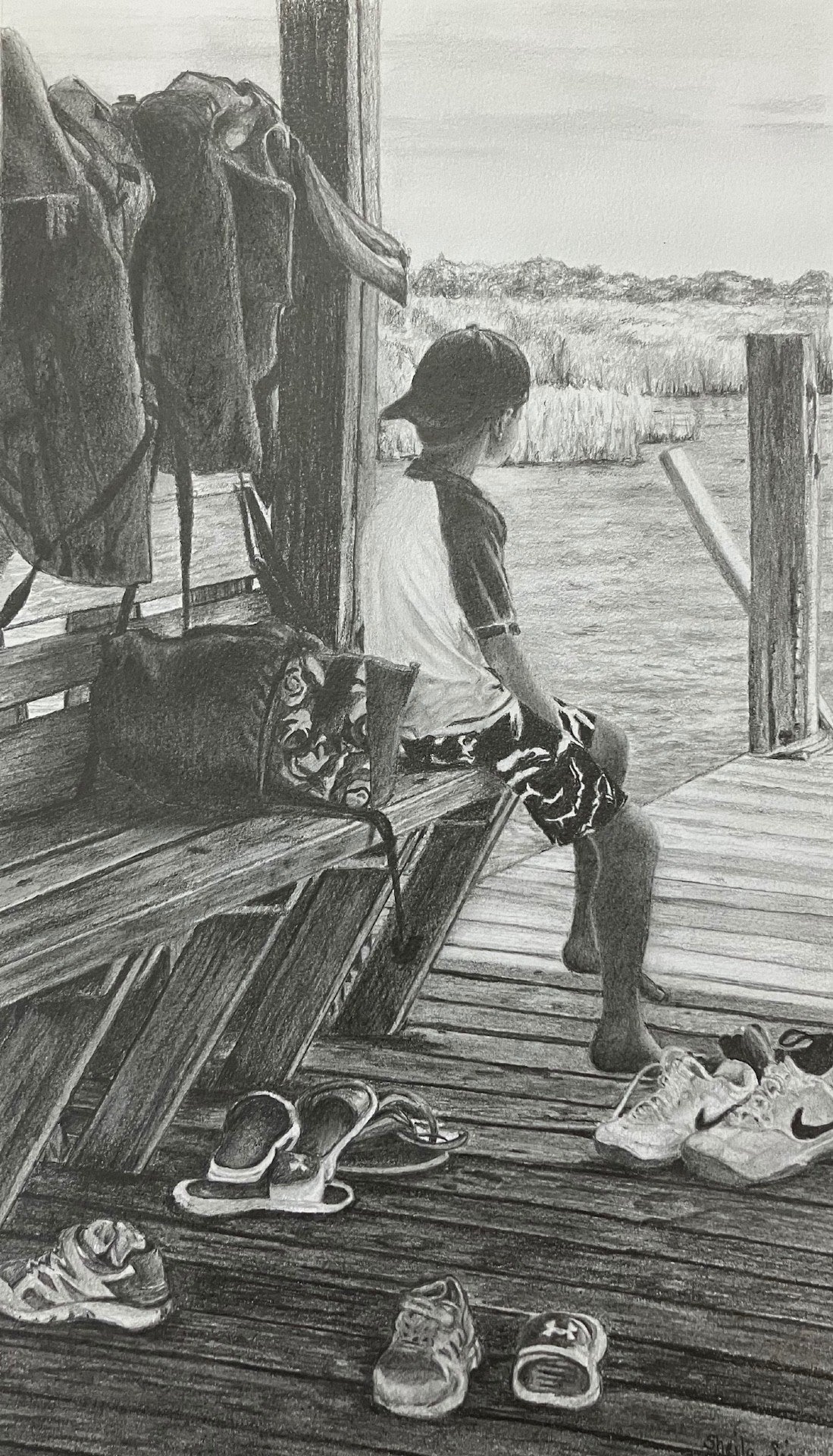 Sheila Simons Waiting My Turn – Bay School Community Arts Center